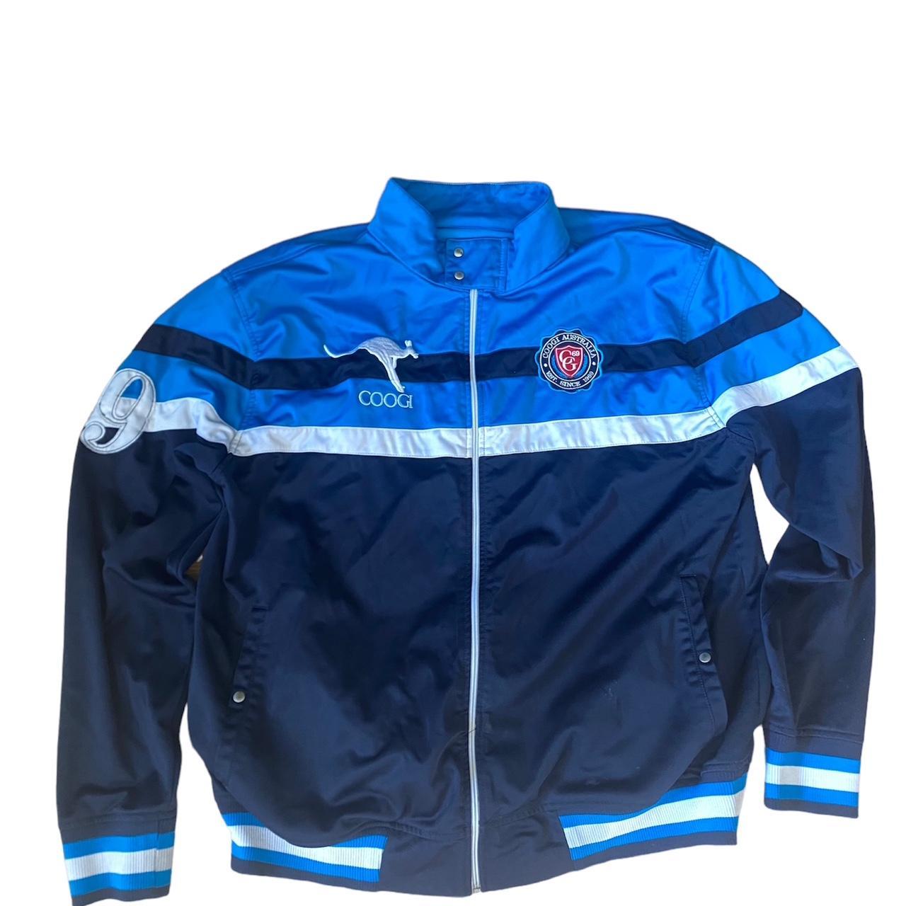 1990s Coogi Vintage Track Suit Jacket - Depop