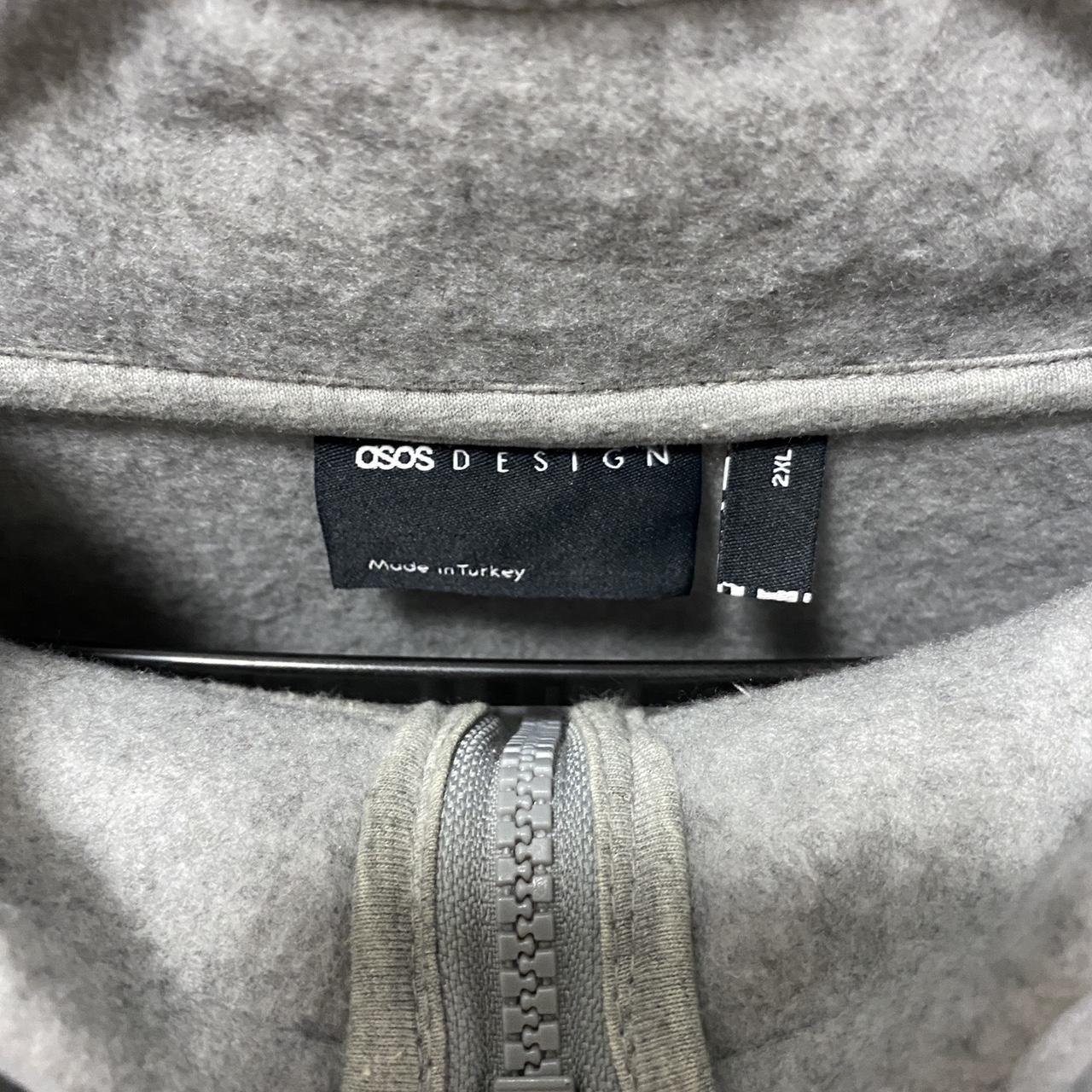 asos half zip sweatshirt great for cold weather has... - Depop