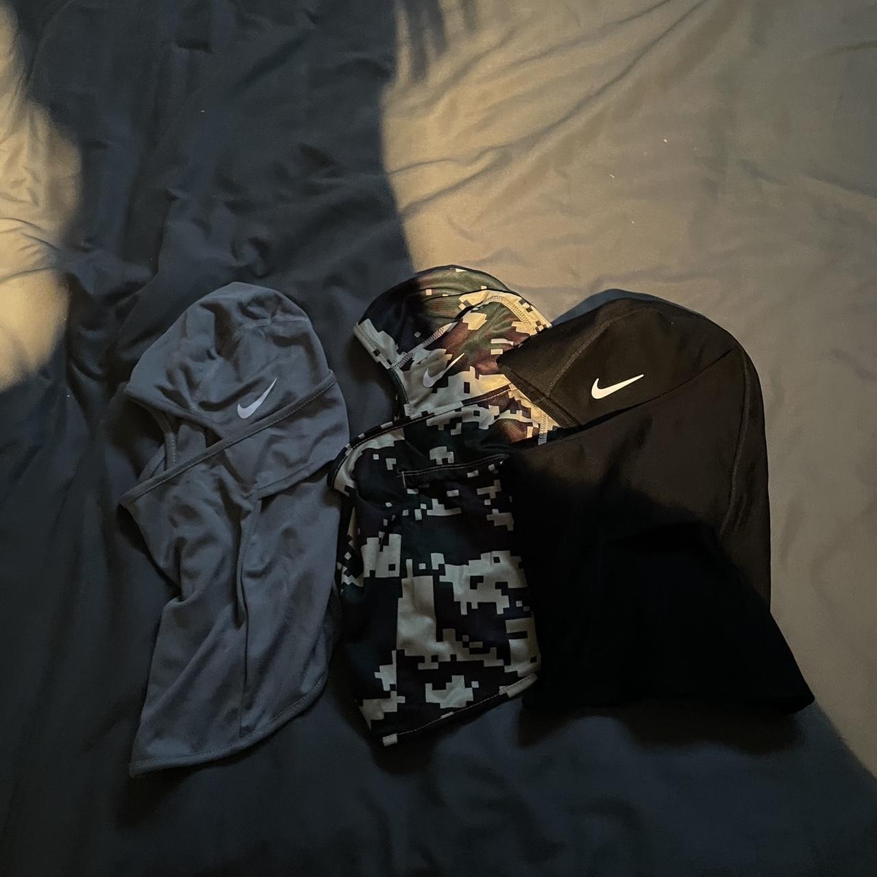 Nike ski mask grey and camo dm for separate purchase - Depop