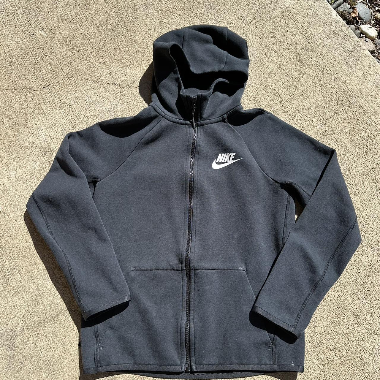 Youth L black nike tech fleece Slight fading No... - Depop