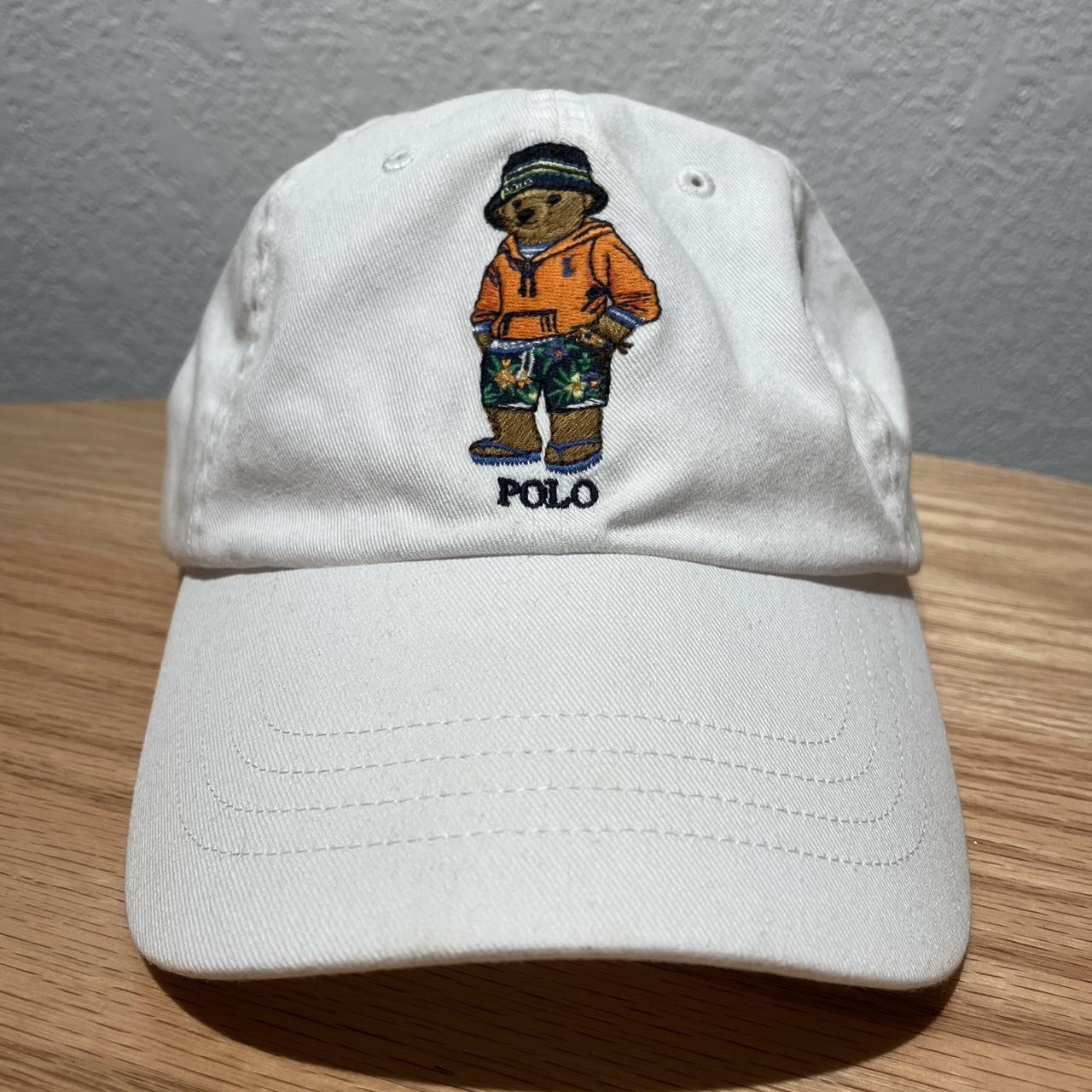 Polo Ralph Lauren Men's White Hat | Depop