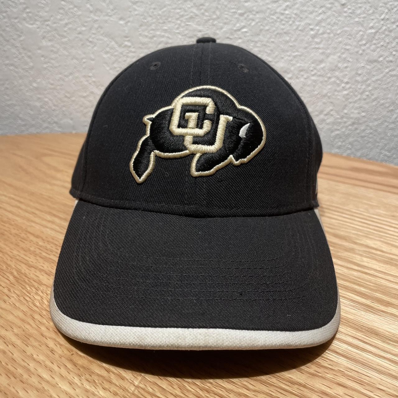CU Buffs Hat black and gold CU Buffs University of... - Depop