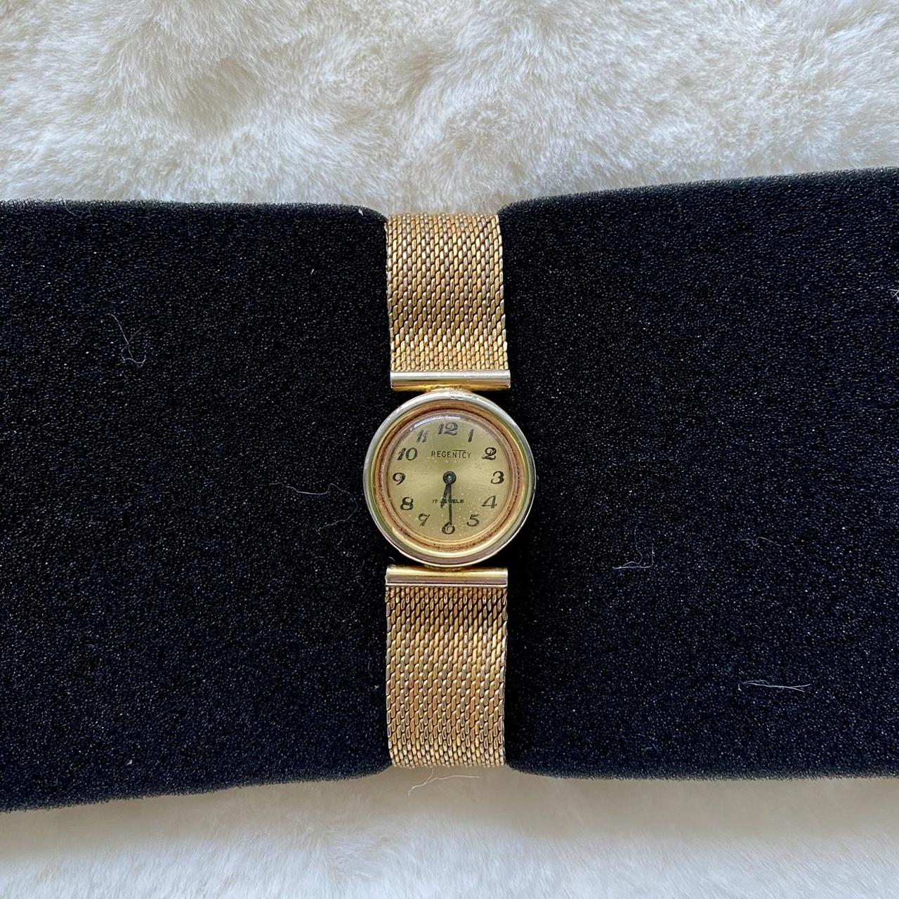 Vintage Gold Regency 17 Jewels Wrist Watch Size... - Depop