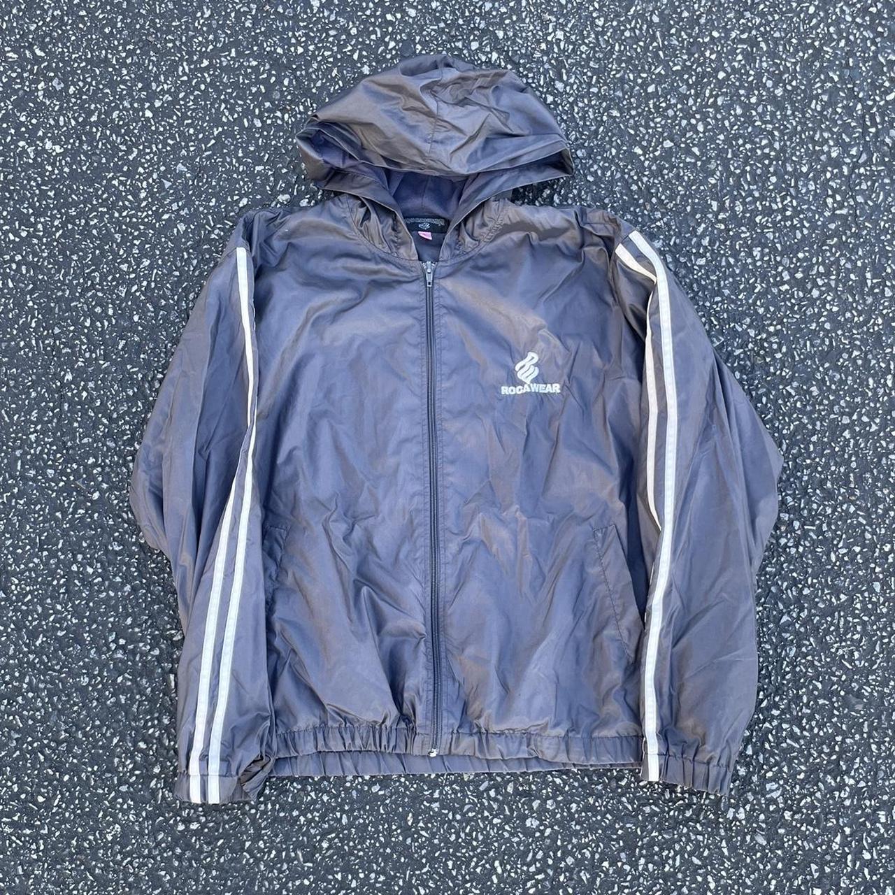 Rocawear Men's Grey and White Jacket | Depop