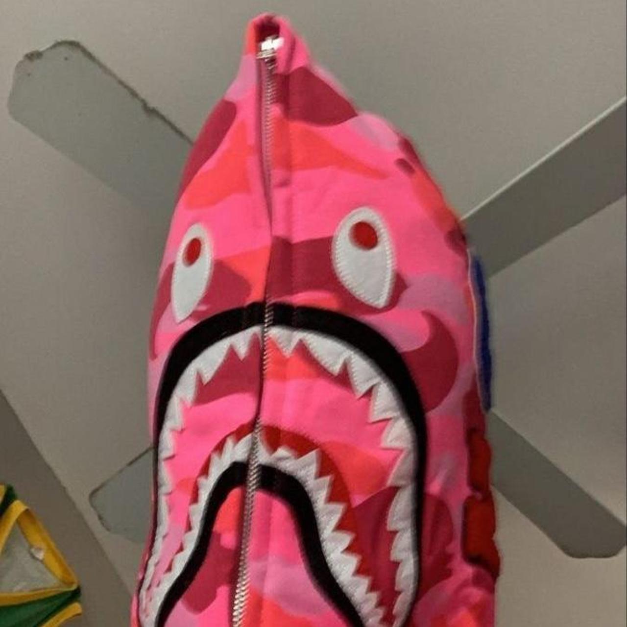 BAPE Men's Pink Hoodie | Depop