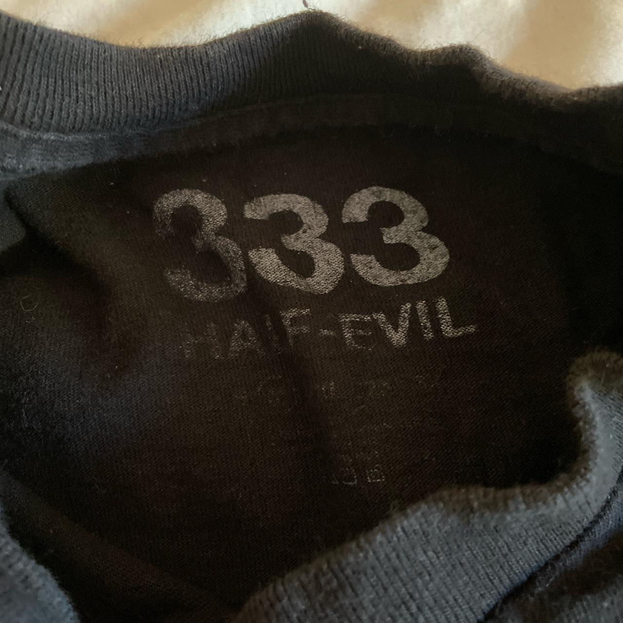 Half Evil 333 Graphic Tee Good condition, super... - Depop