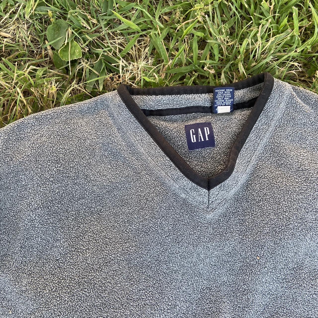 Vintage Gap Stoney Grey Men's Sweater Size L Very... - Depop