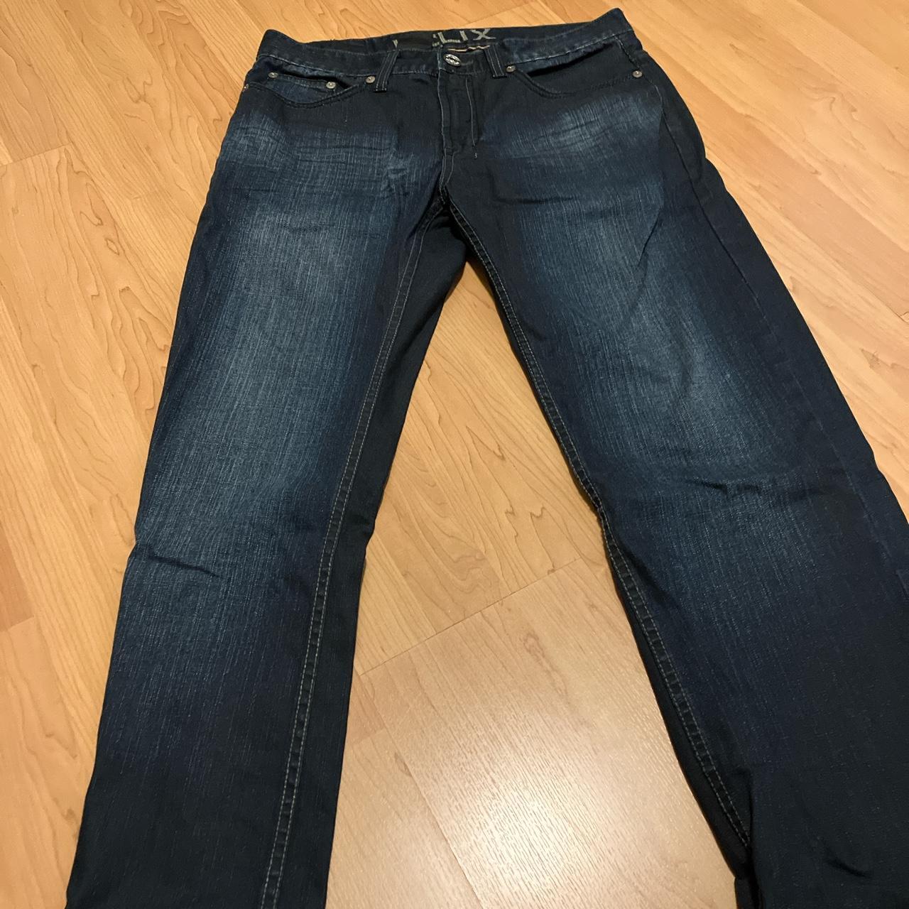 helix mens jeans straight fit size 34 x 30 back... - Depop