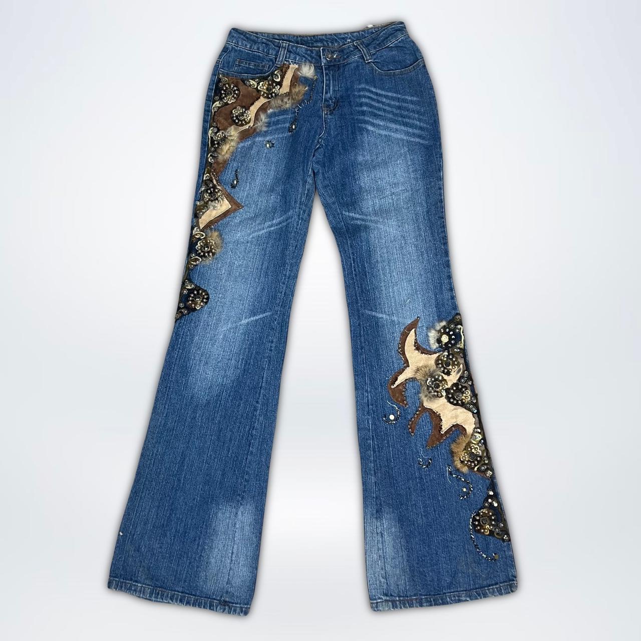 Coolest jeans ever. So unique never seen a pair like... - Depop