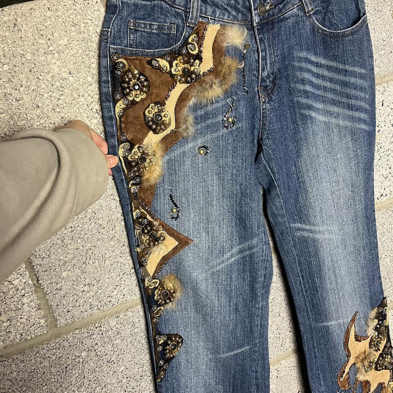 Coolest jeans ever. So unique never seen a pair like... - Depop