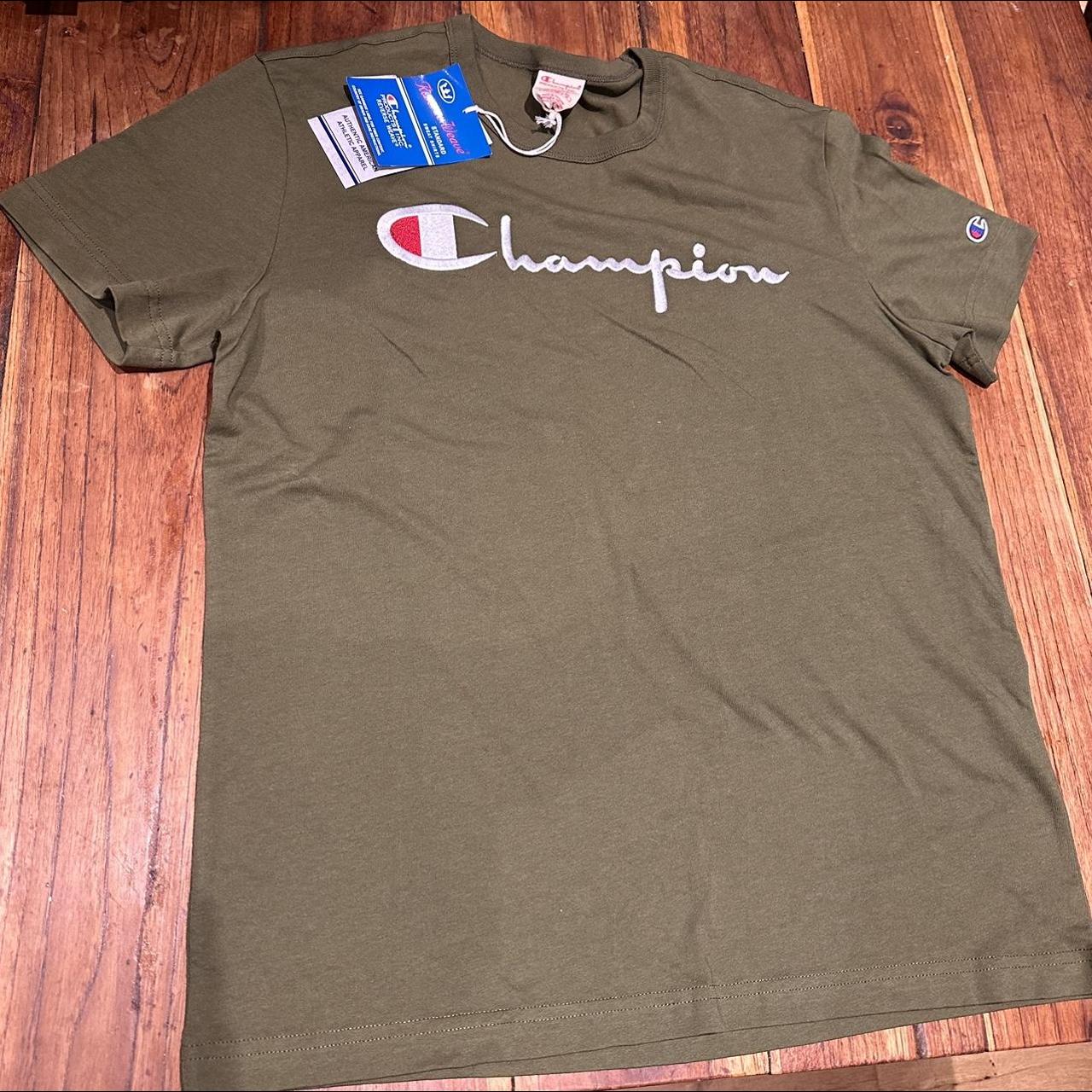 Brand New with tags embroidered green champion logo... - Depop