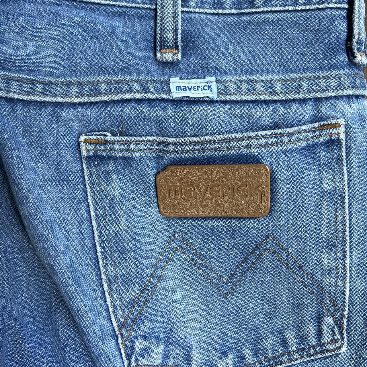 Vintage Maverick Casual Jeans Measurements:... - Depop
