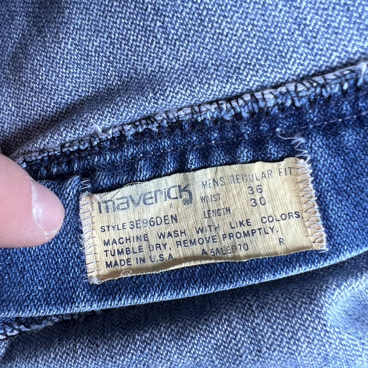 Vintage Maverick Casual Jeans Measurements:... - Depop