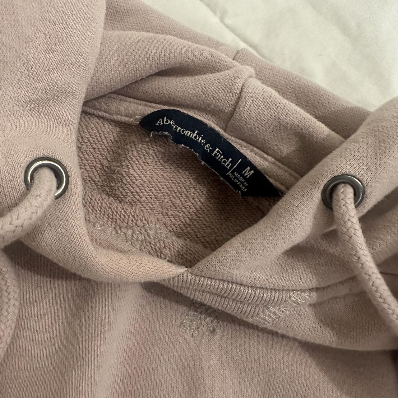 •pink Abercrombie and fitch hoodie •no stains or... - Depop