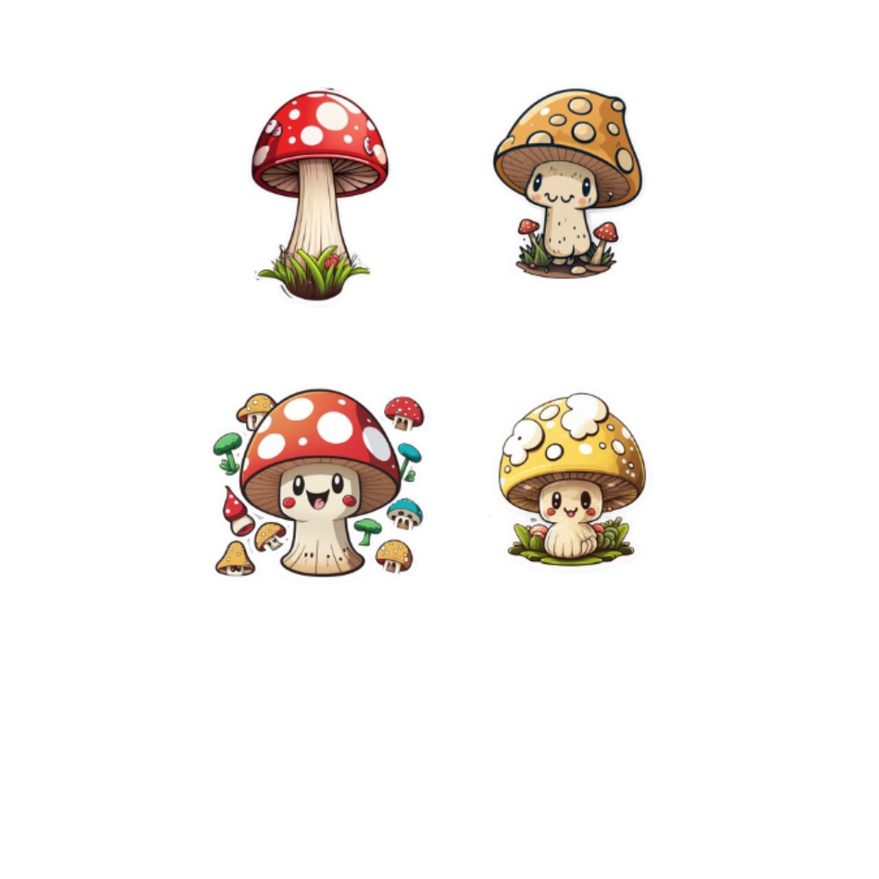 Introducing our adorable Mushroom Stickers, the... - Depop