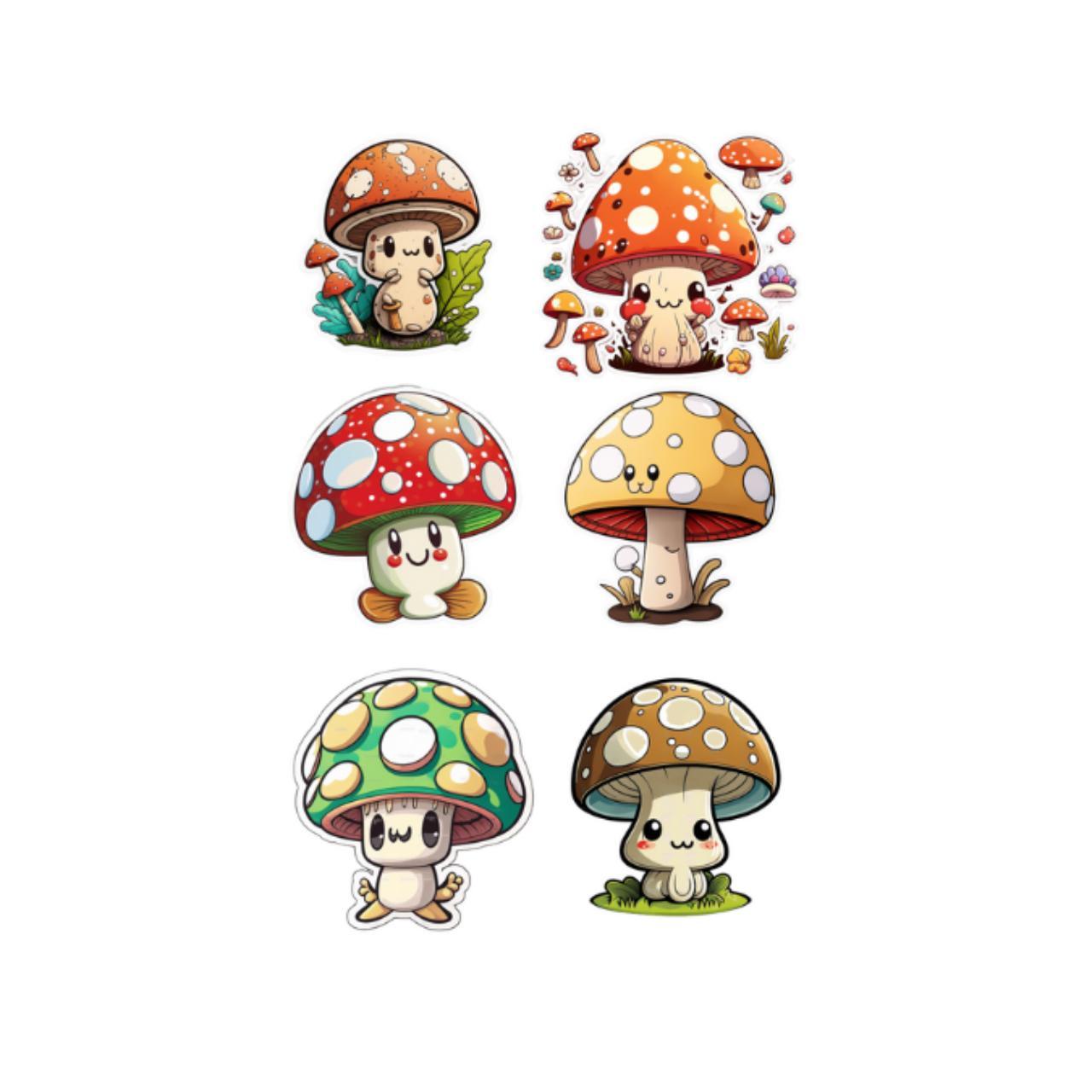 Introducing our adorable Mushroom Stickers, the... - Depop