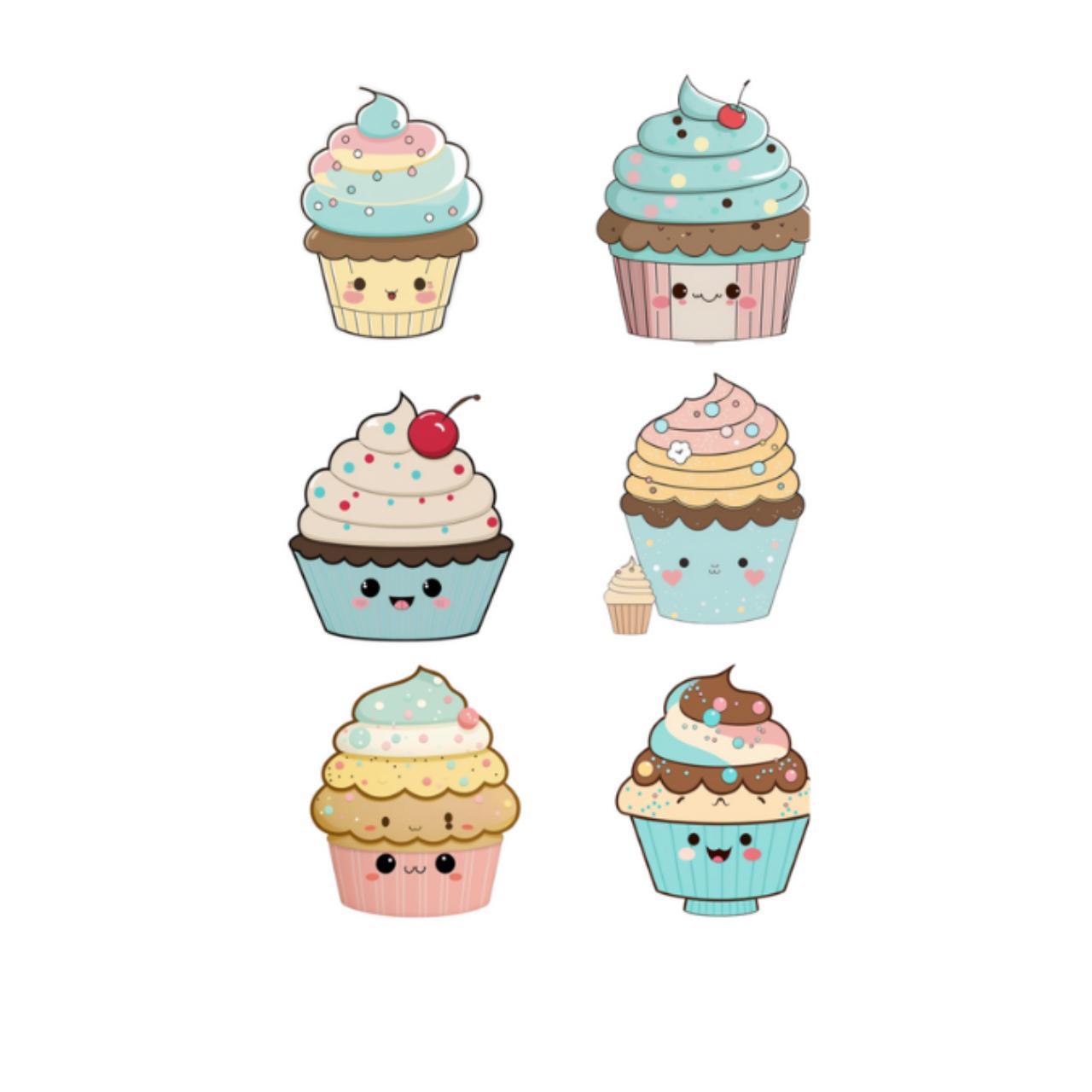 Introducing our delightful Cupcake Stickers, the... - Depop