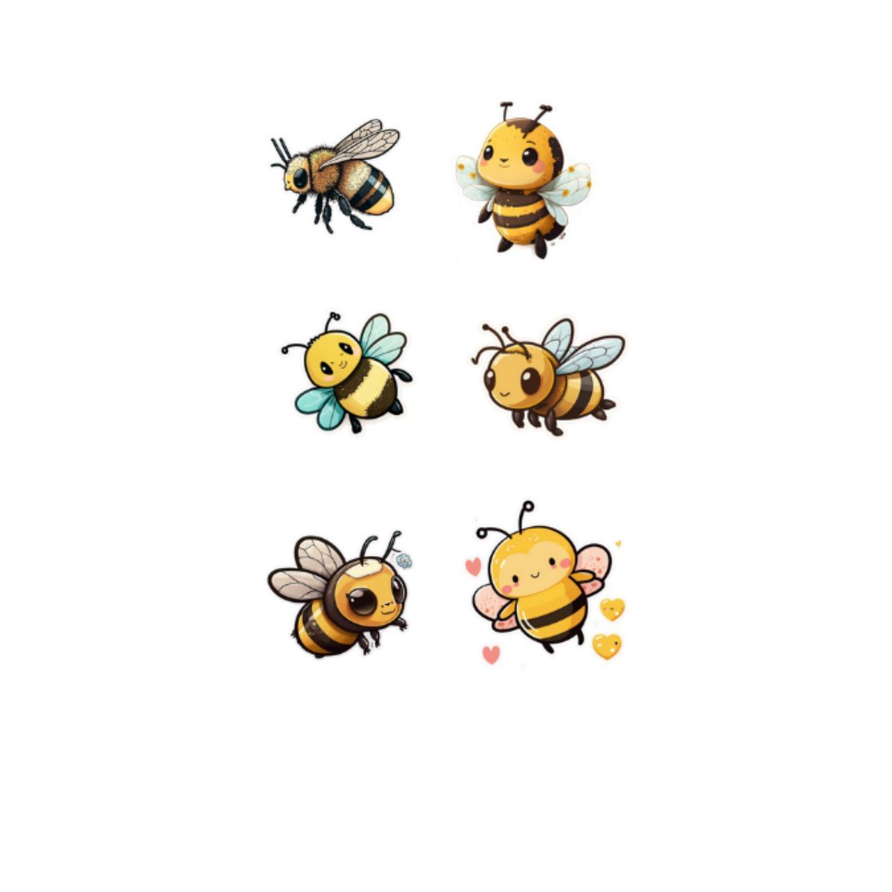 Cute Bee Stickers Amount- 10 Stickers Size- 2.7... - Depop