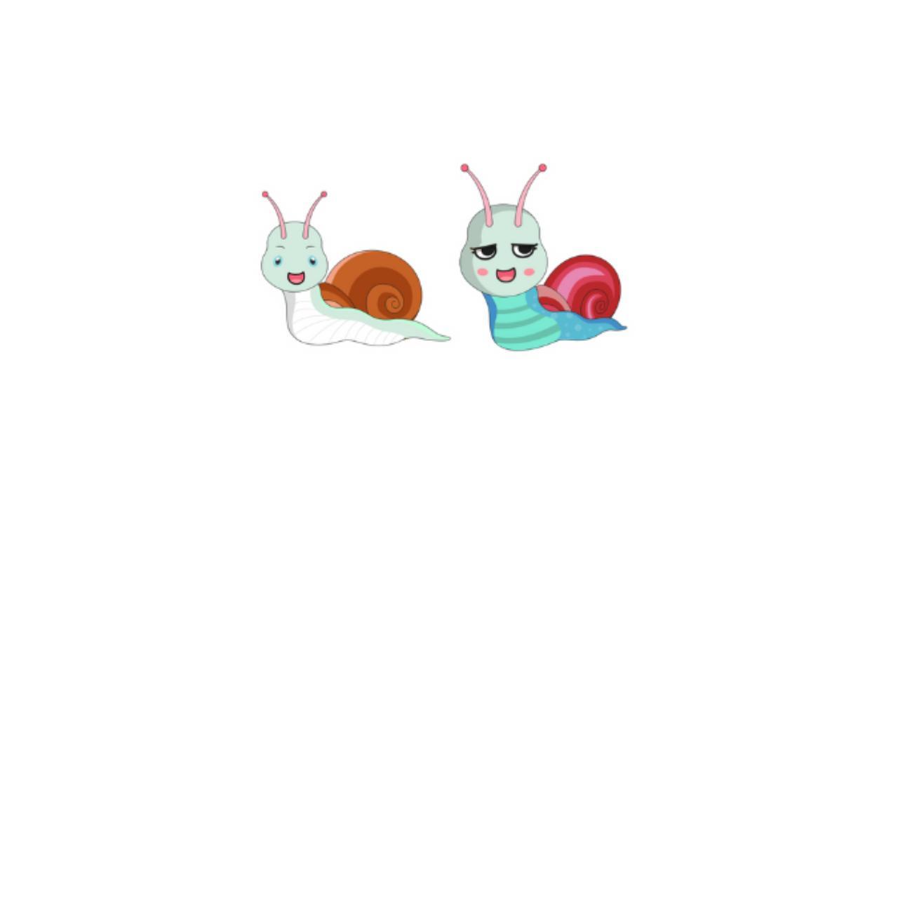 Cute Snail Stickers each sticker come precut and... - Depop