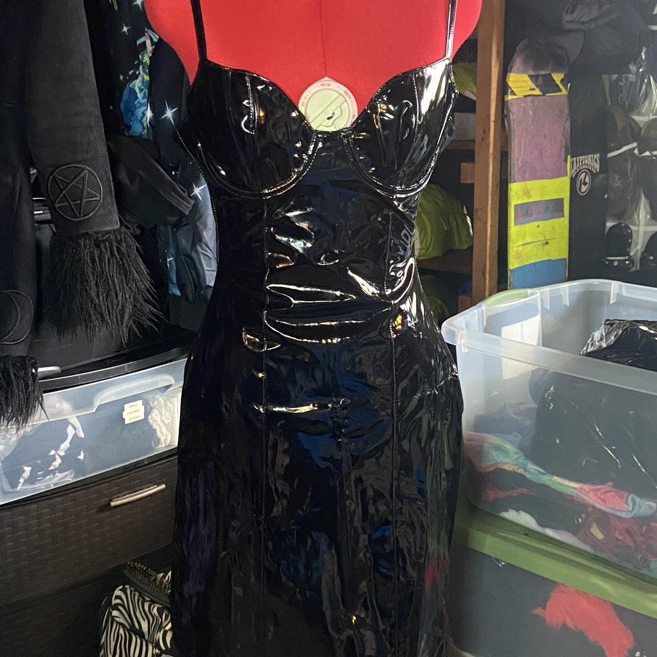 PVC Bodycon Dress Never Worn. Basically brand new.... - Depop