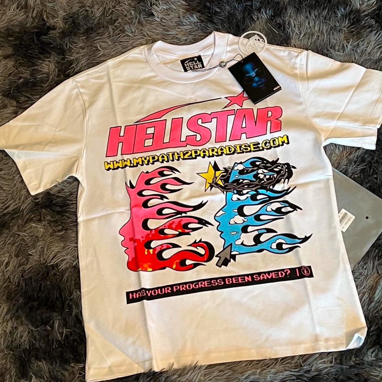 Hellstar Pixel T-shirt size Small graphic tee in... - Depop