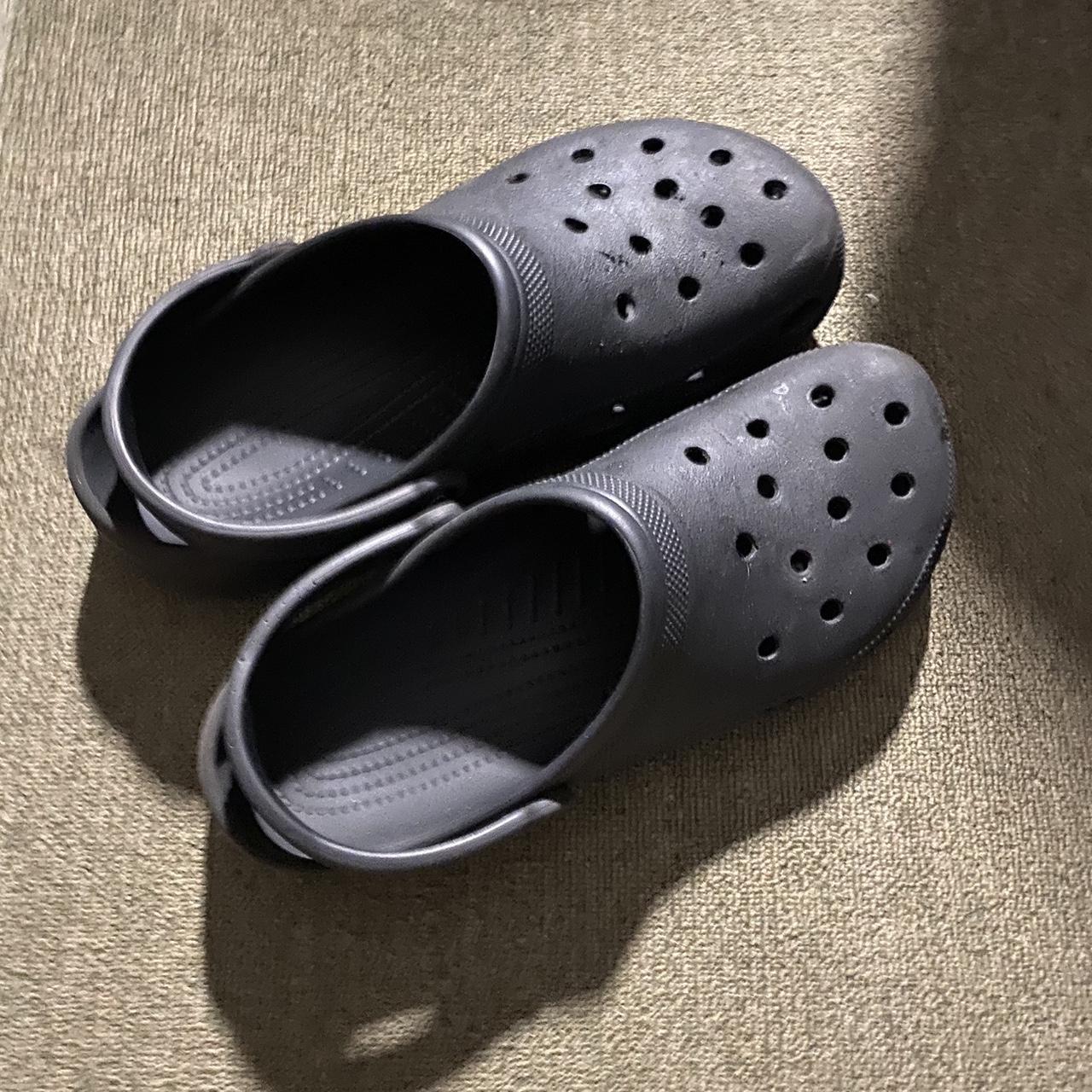 Black crocs men’s size 11 Really used but still in... - Depop