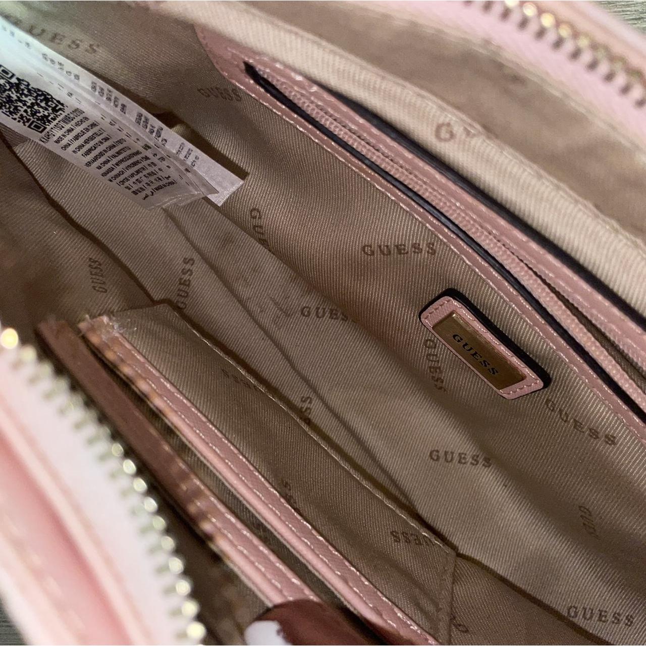 y2k baby pink guess bag only worn 2/3 times tiny... - Depop