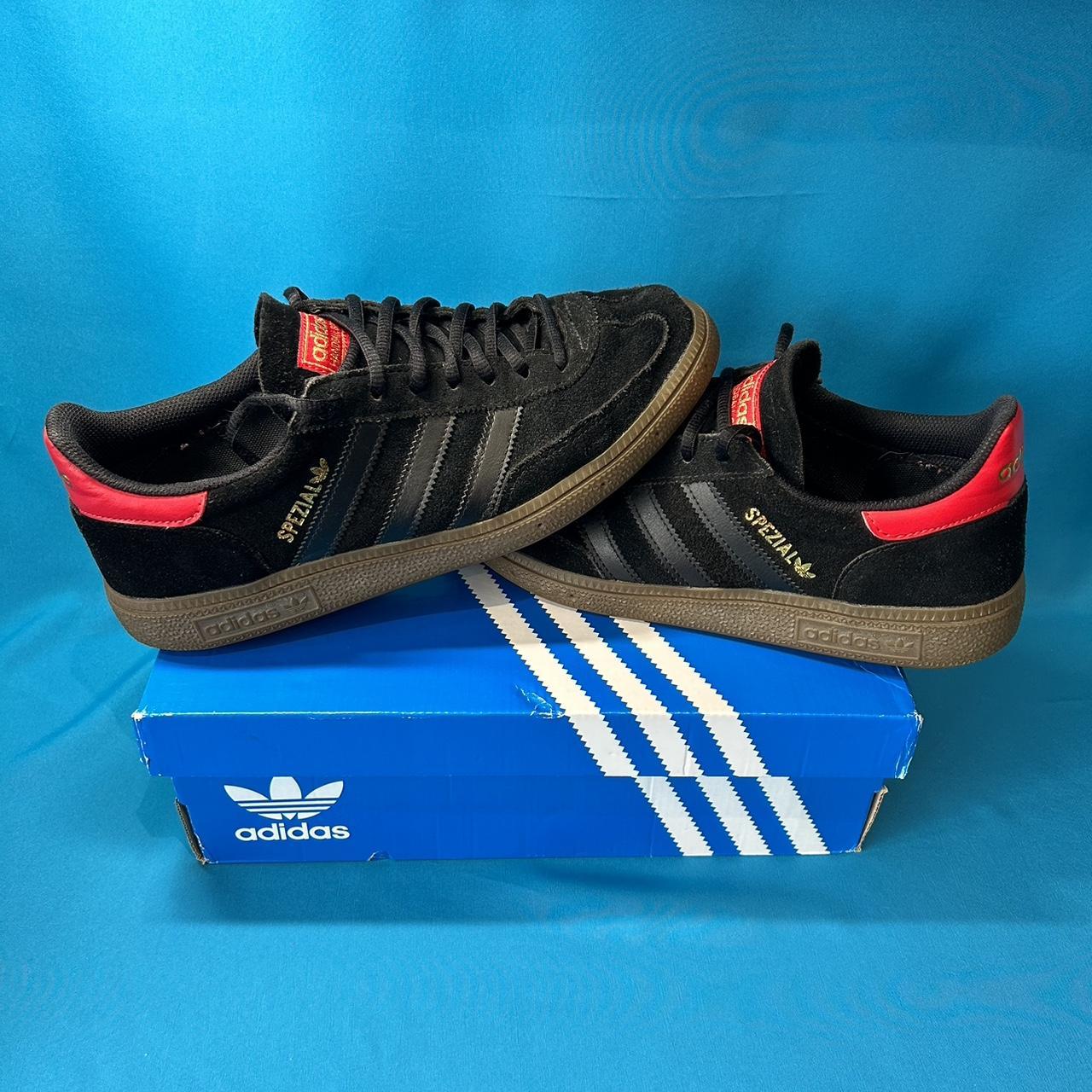 Adidas spezial black and red (gum soles) shoes are... - Depop