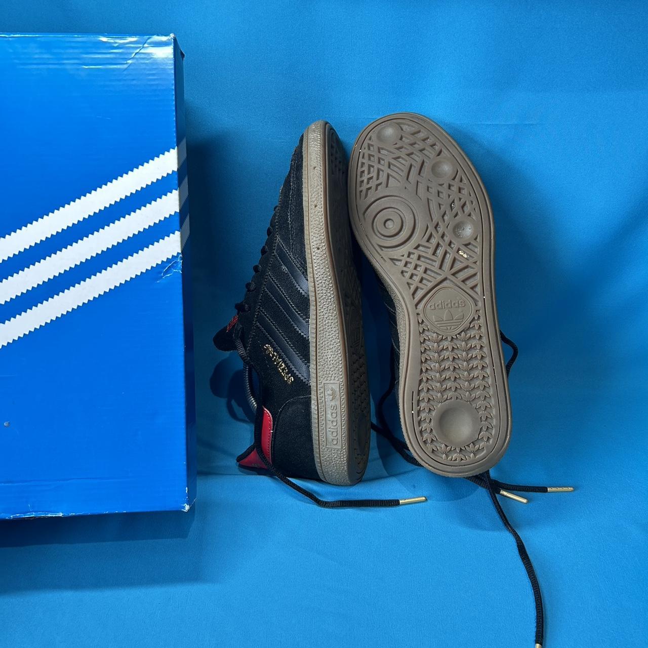 Adidas spezial black and red (gum soles) shoes are... - Depop