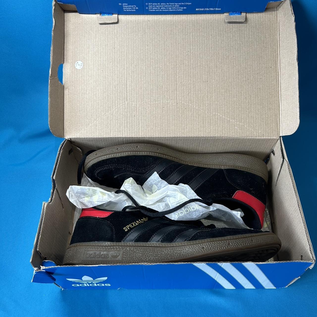 Adidas spezial black and red (gum soles) shoes are... - Depop