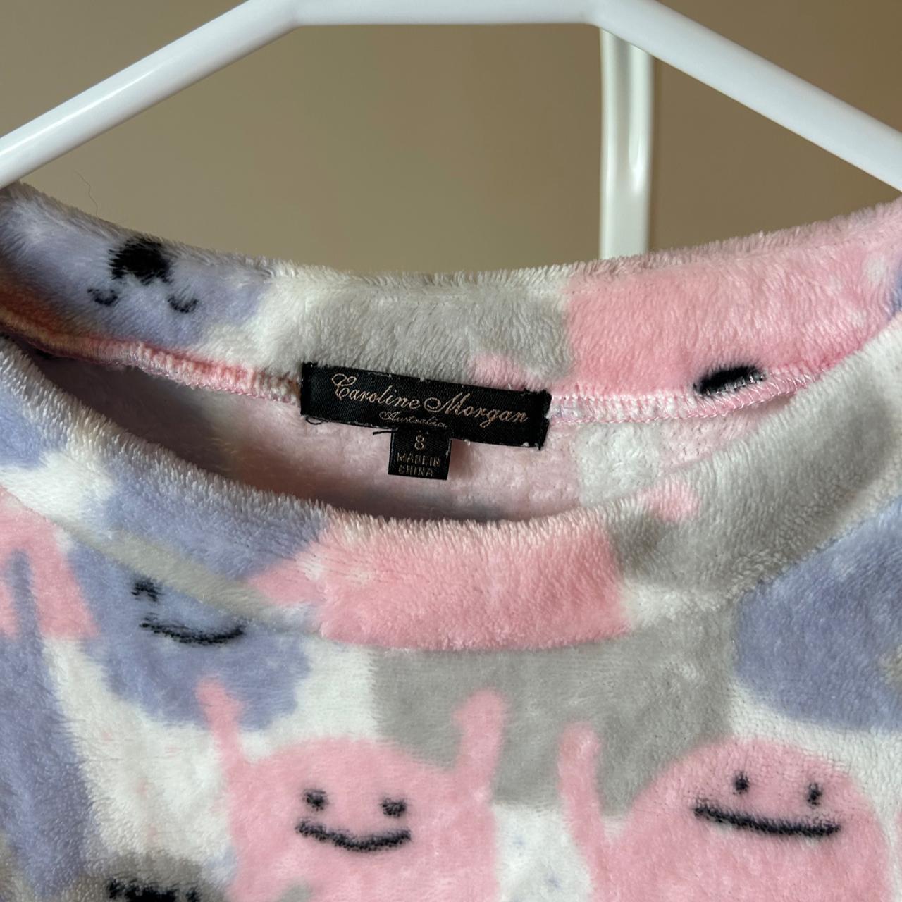 - Colourful Fleece Pyjama Top - Perfect condition,... | Depop