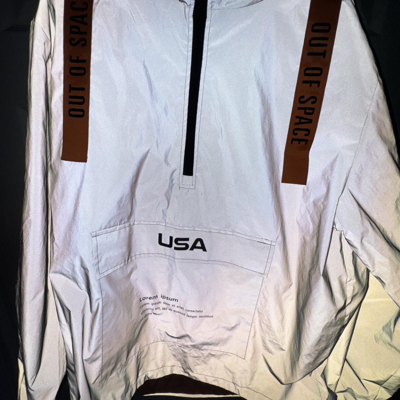 Nasa Reflecting WindBreaker | Depop