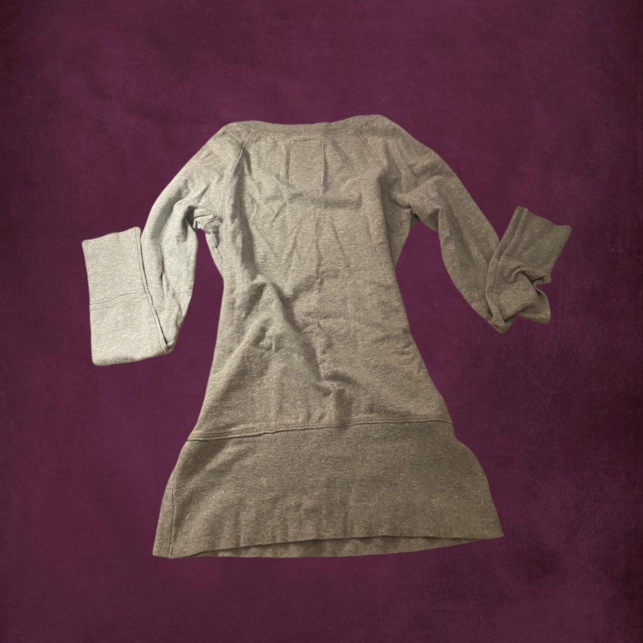 Old Navy size: medium vintage grey v-neck... - Depop