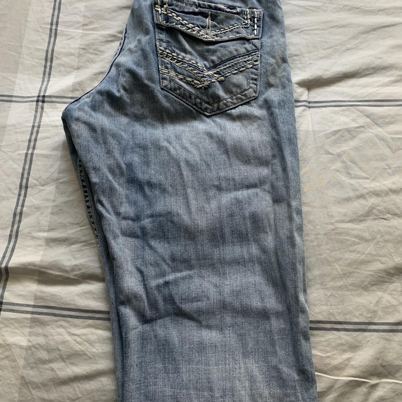 Fly Paper Jeans 34/32 One rip on each leg(knee... - Depop