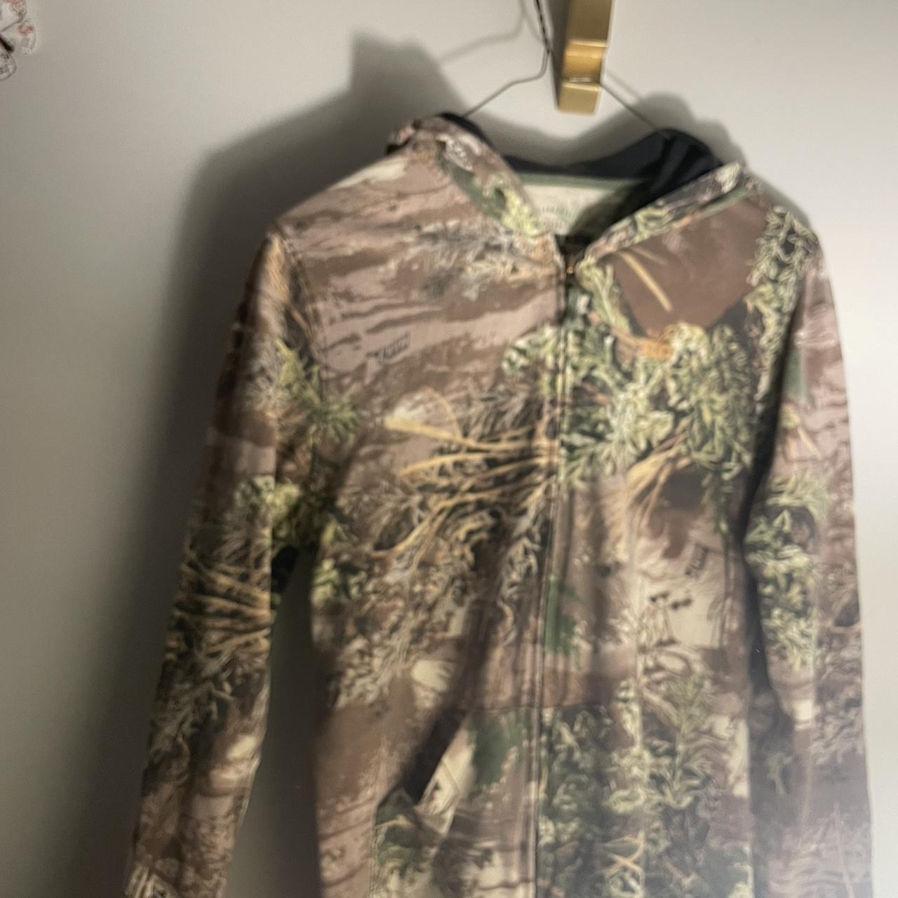 2000s authentic realtree girl camo zipup hoodie the... - Depop
