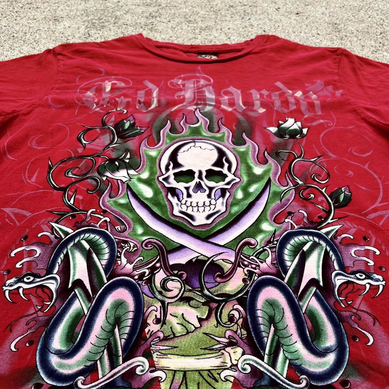 cool ed hardy shirt with snakes nd stuff🐍🐍🐍🐍 ... - Depop