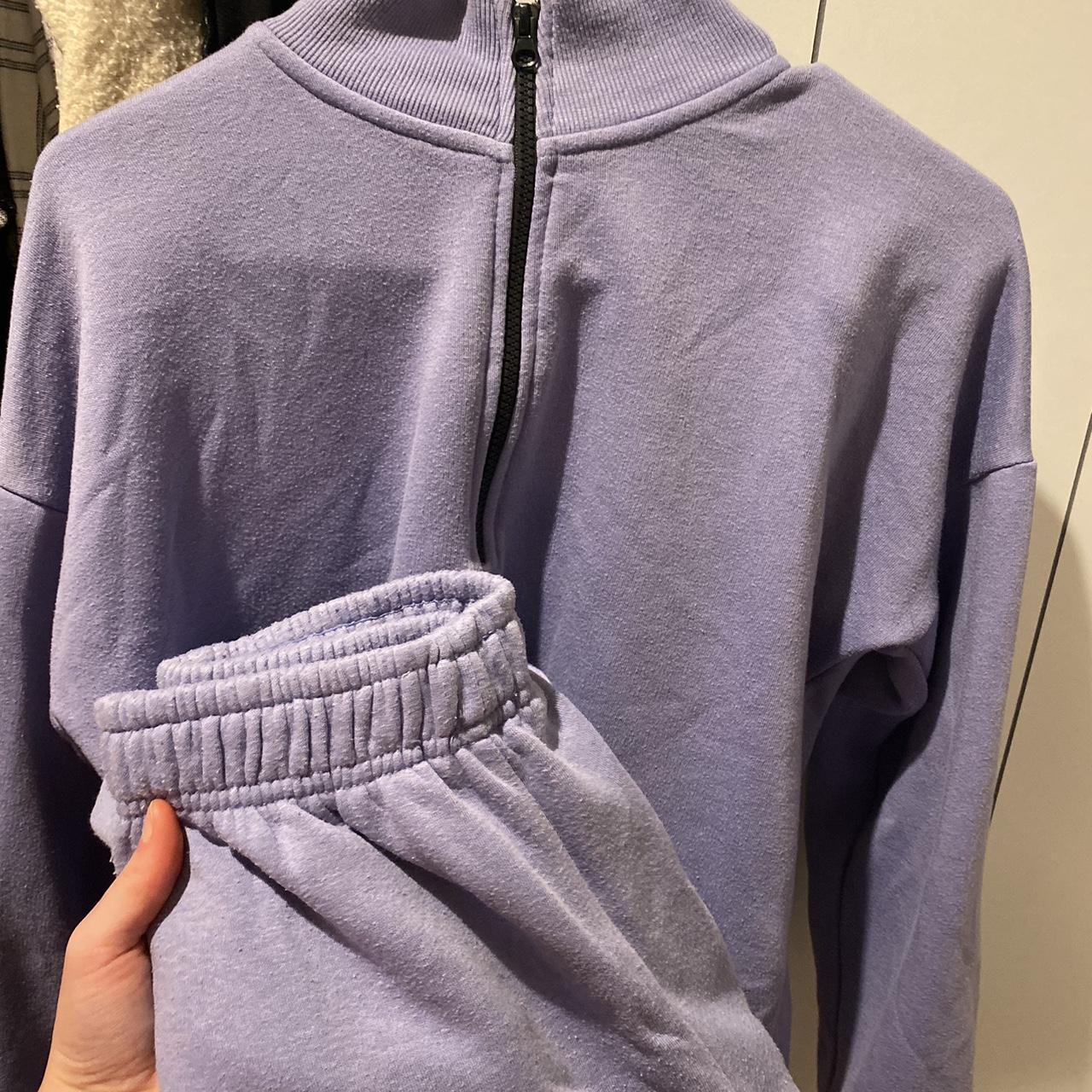 Boohoo purple tracksuit size medium fits 8/10 - Depop