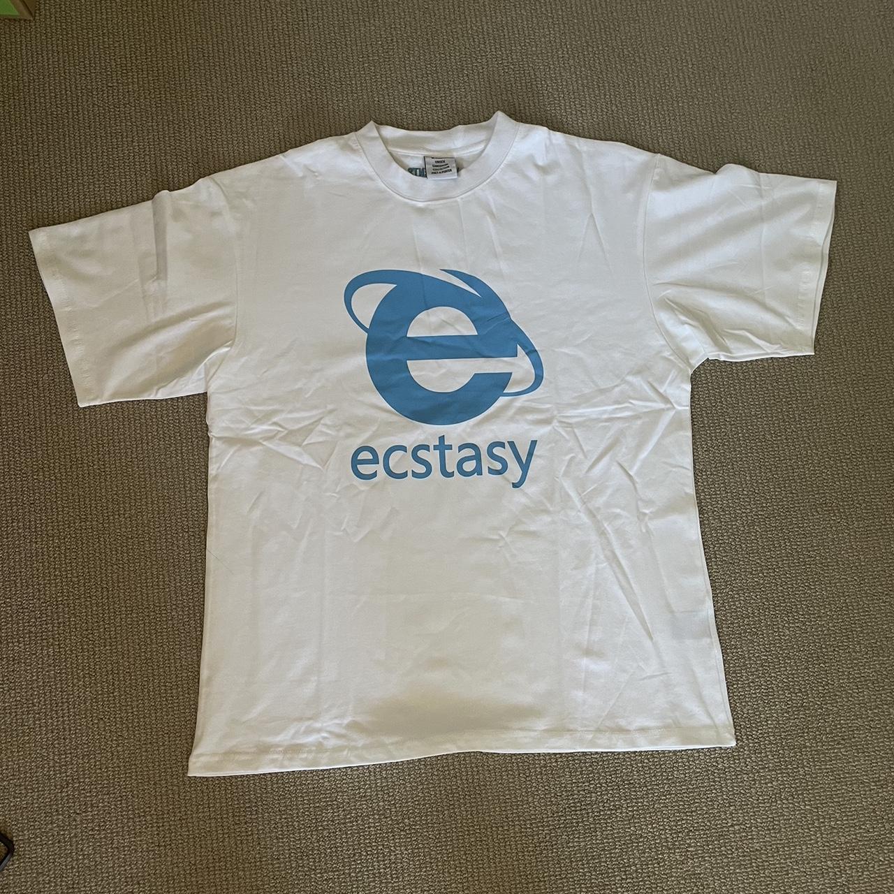 New Vetements ecstasy Tee Tagged xs, fits... - Depop