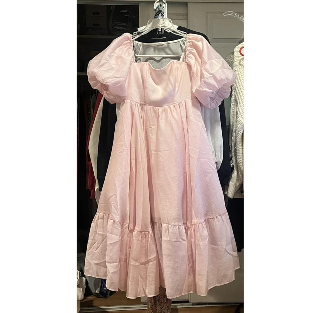 jing us pink dress / bought this for an event like... - Depop