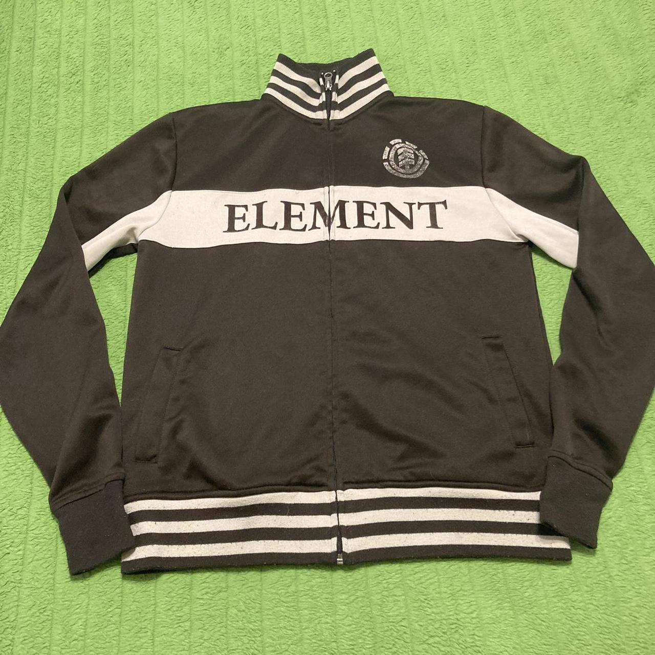 2000's Y2k brown element earth toned zip up... - Depop