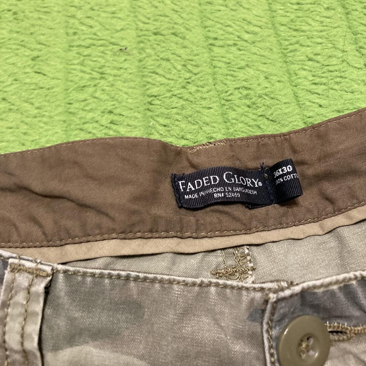 2000s Faded Glory Baggy Camo... - Depop