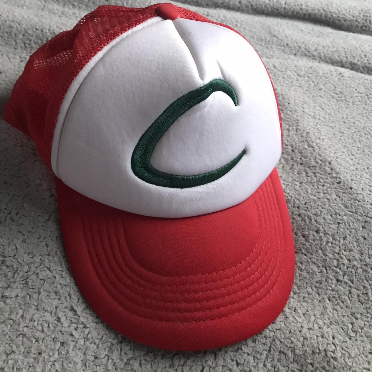 Pokémon Ash Ketchum cap hat Size: Adjustable... - Depop