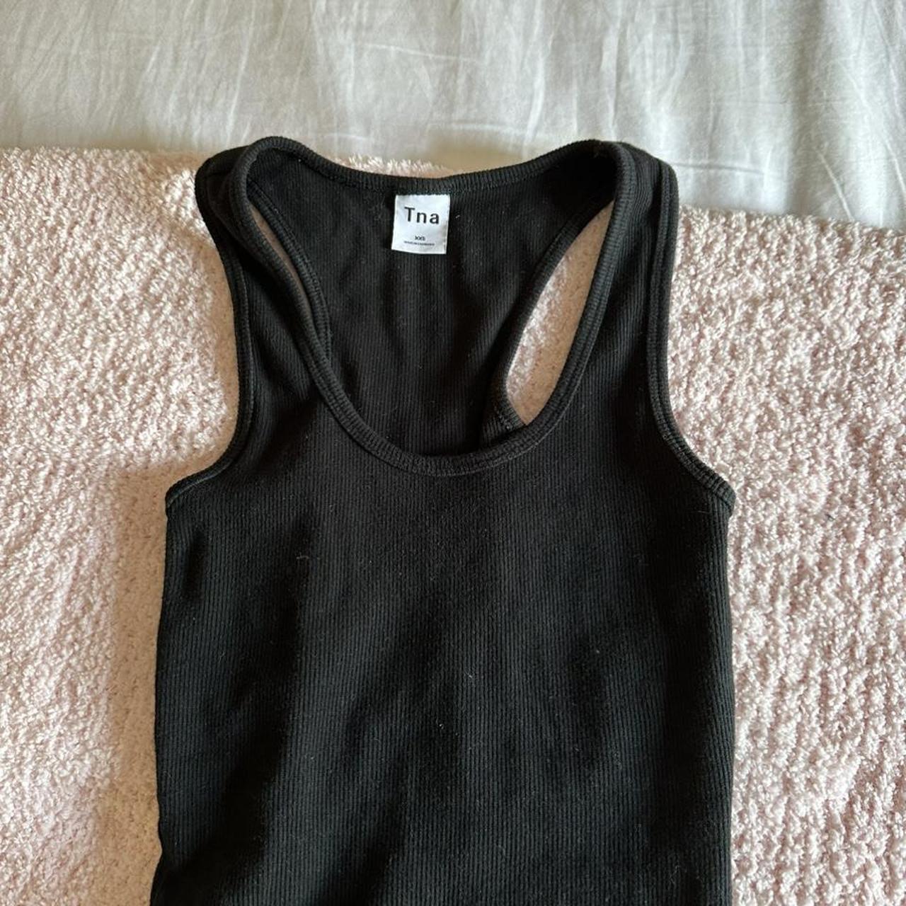 Black tank top (thick material) from TNA - Depop