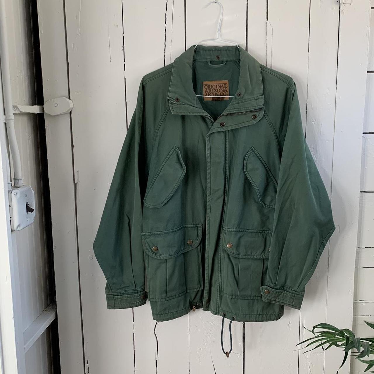 Vintage Arizona Jeans Co. canvas anorak jacket.... - Depop