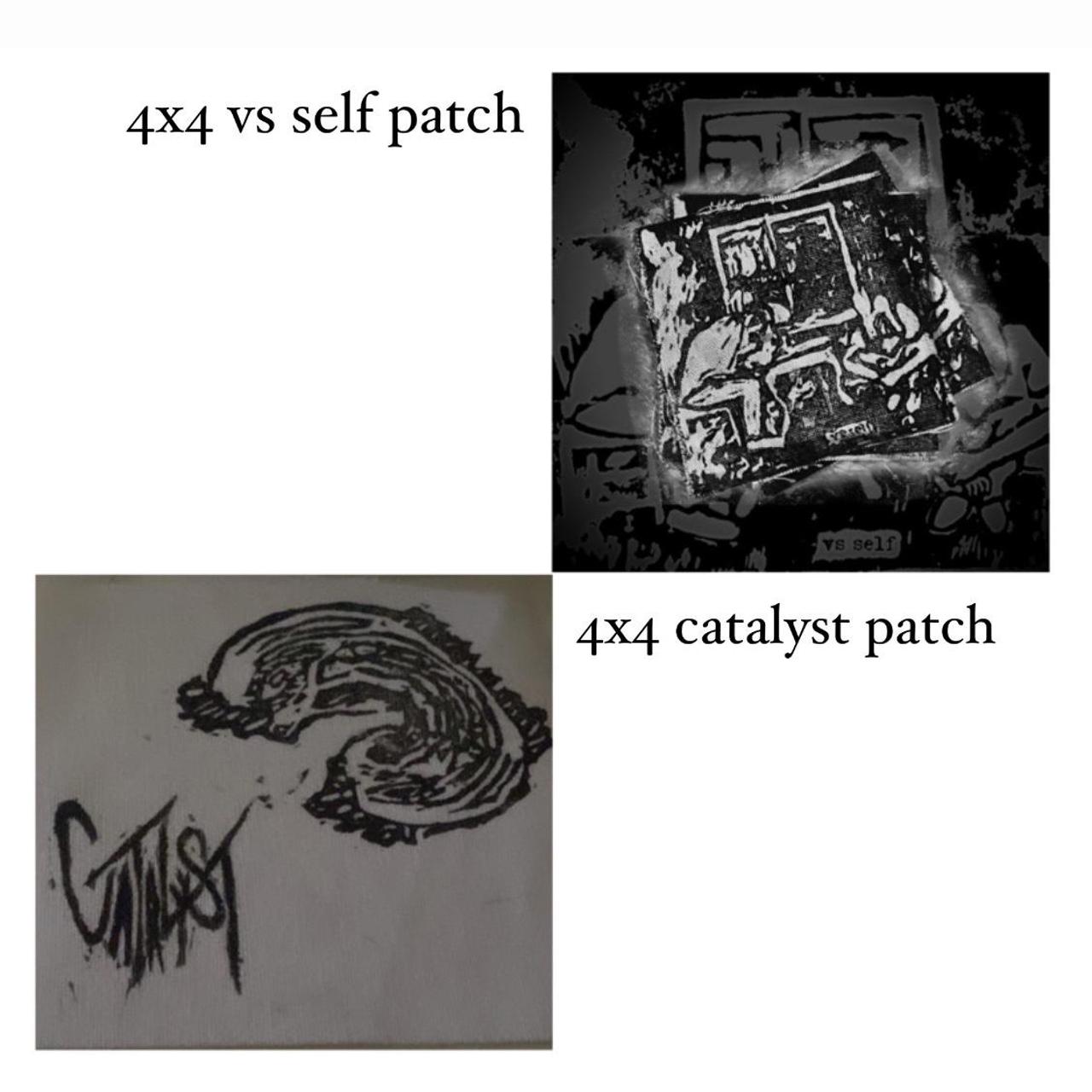 X1 catalyst patch measurements 4x4 X1 vs self patch... - Depop