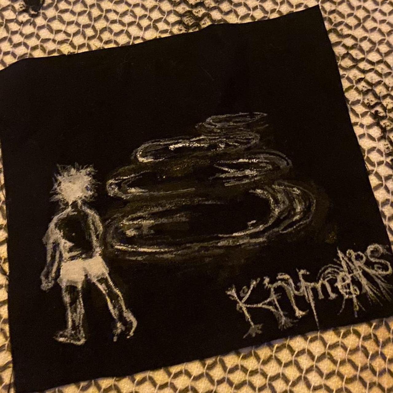 Knumears patch 4x4 hand painted On hold do not buy... - Depop
