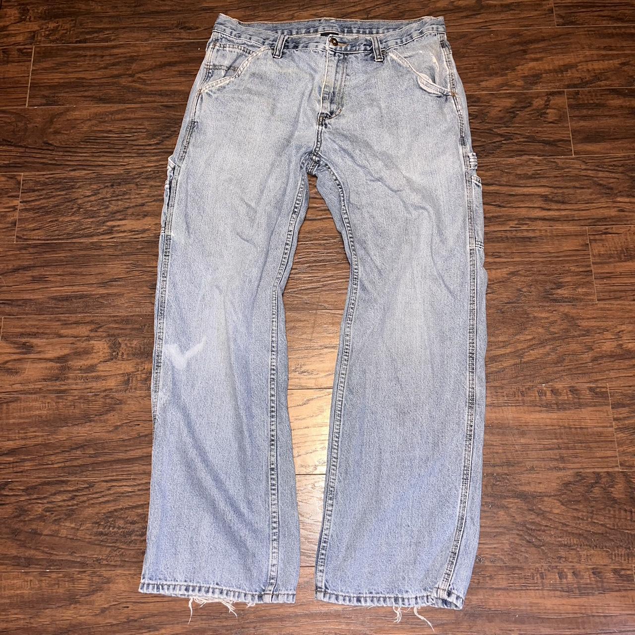Baggy Jeans Faded Glory Size 34x32 Carpenter Jeans! - Depop
