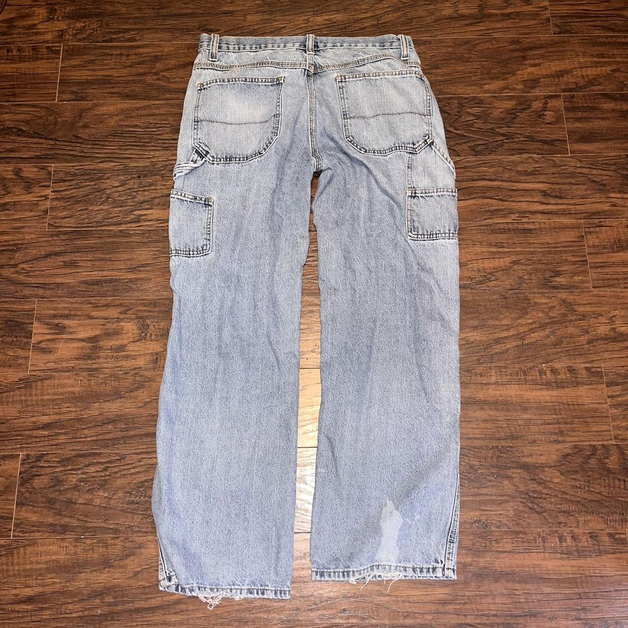Baggy Jeans Faded Glory Size 34x32 Carpenter Jeans! - Depop