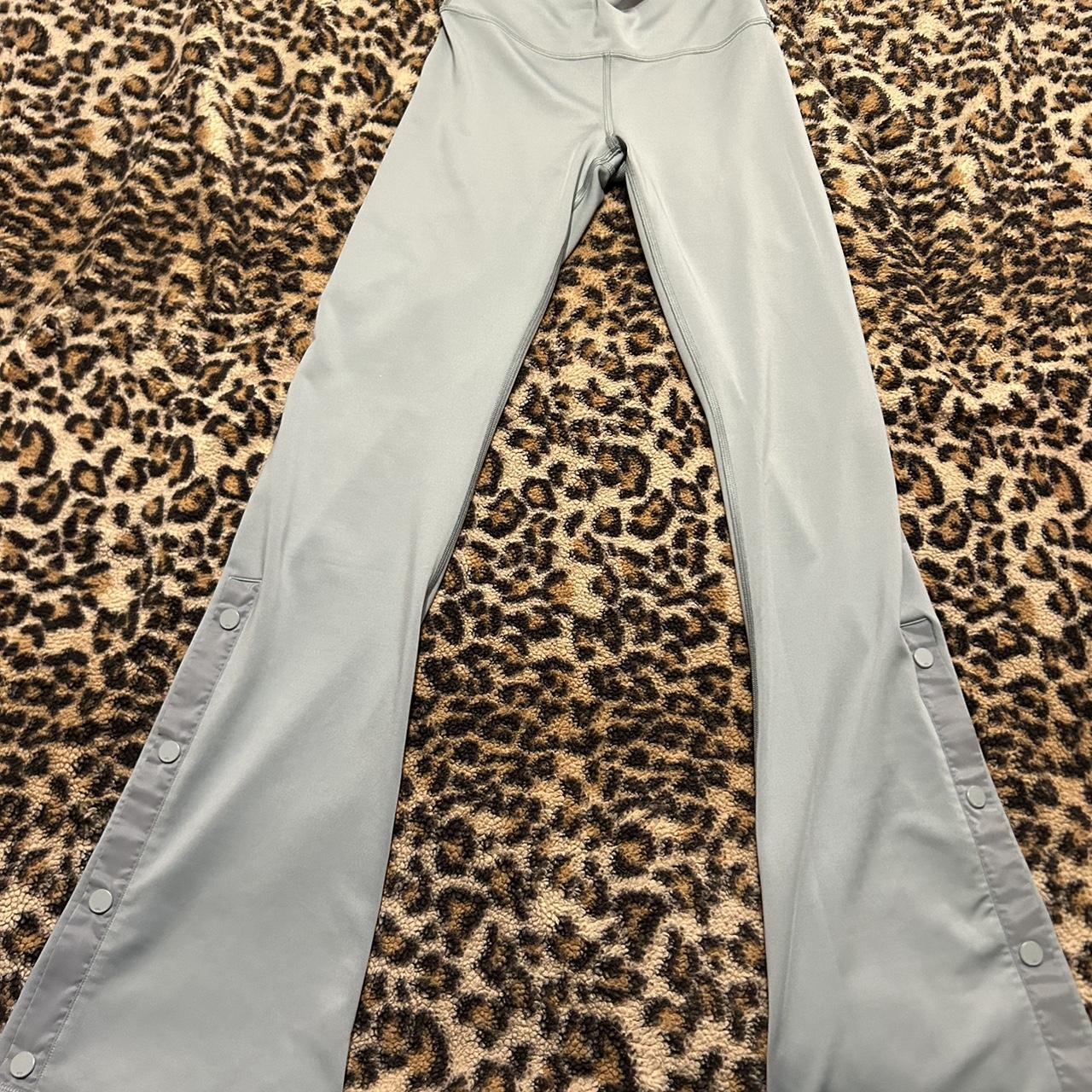 Alo button up yoga pants #alo #yoga #workout #blue... - Depop