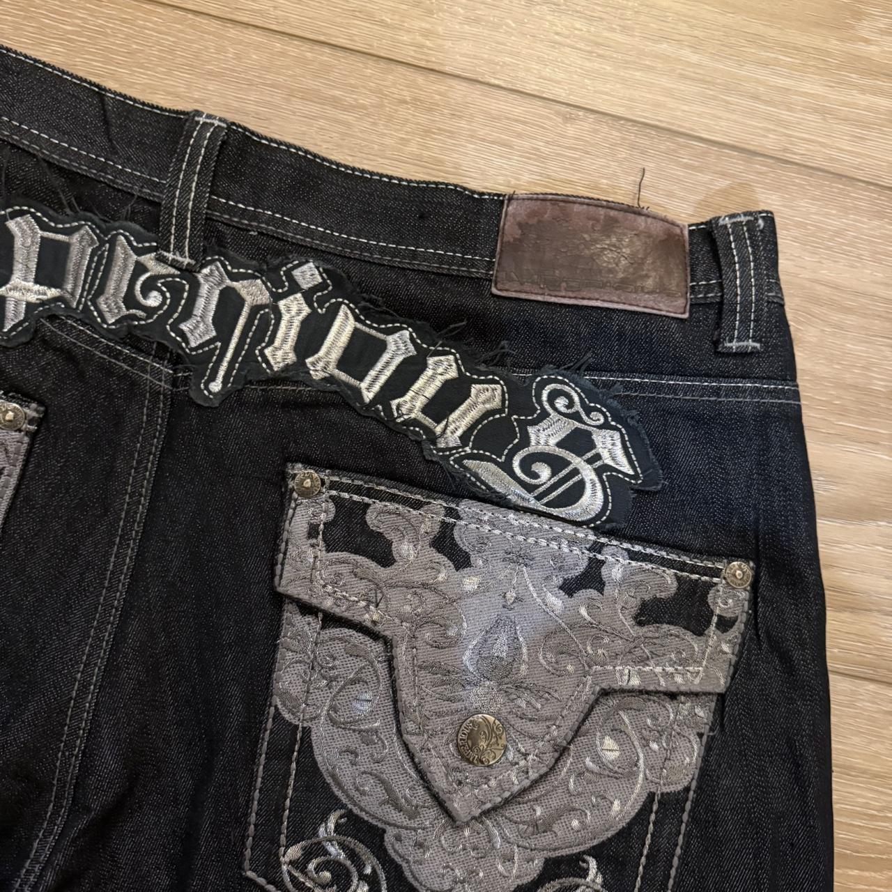 black spell out “imperious” embroidered... - Depop